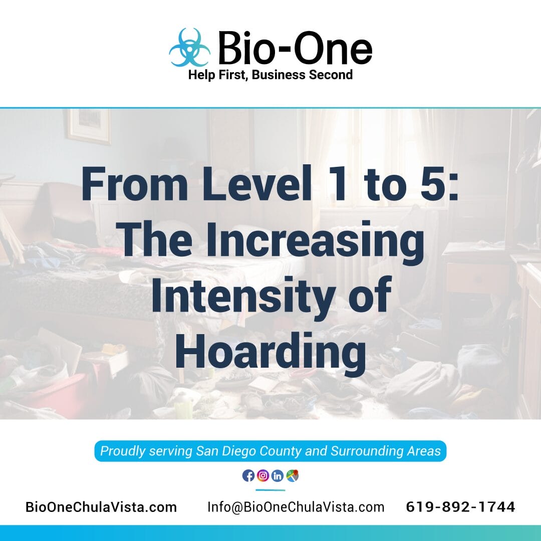 From Level 1 to 5: The Increasing Intensity of Hoarding - Bio-One Chula Vista